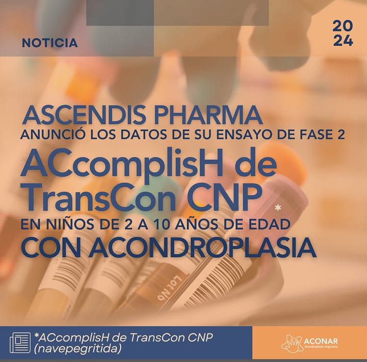 Nuevos datos del ensayo de Fase 2 ACcomplisH de TransCon CNP | ACONAR